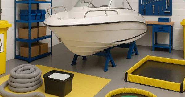 Effective Spill Control Strategies for Marine Workshops